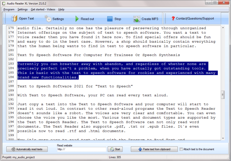 New TTS reader software for speech output – Windows 10 TTS reader